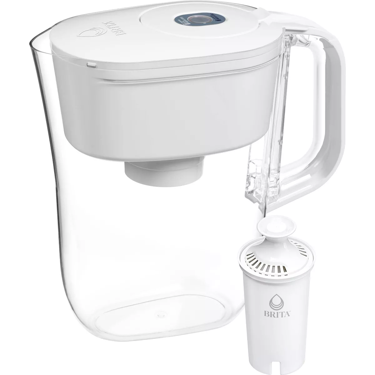 Brita 6-Cup Denali Water Pitcher Dispenser with Standard Water Filter ...